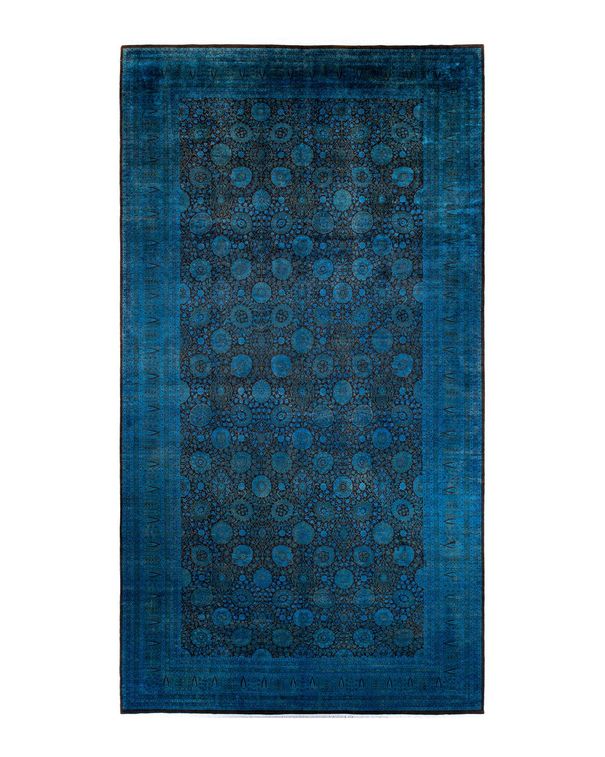 Isabelline Dineen One-of-a-Kind 9'3" x 18'2" 2000s Area Rug in Orange ...