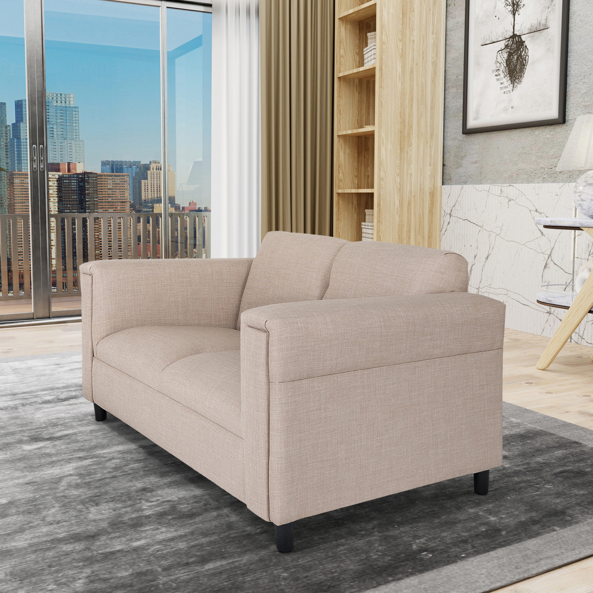 George Oliver Loveseat Sofa For Living Room, Modern Décor Love Seat ...