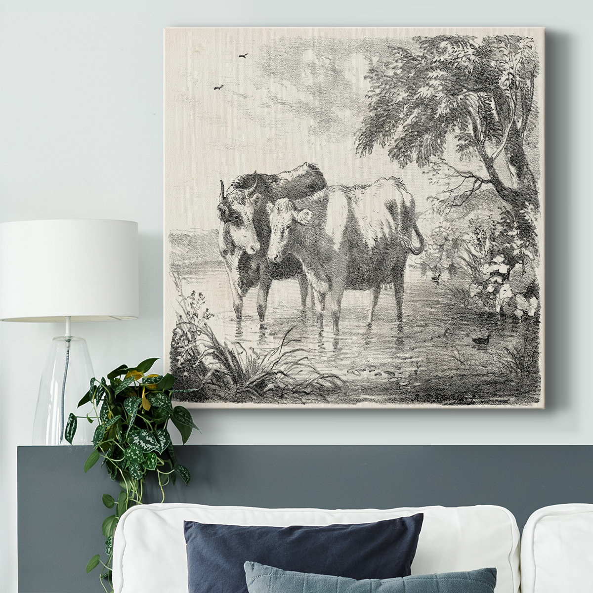 August Grove® Rural Charms II-Gallery Wrapped Canvas | Wayfair