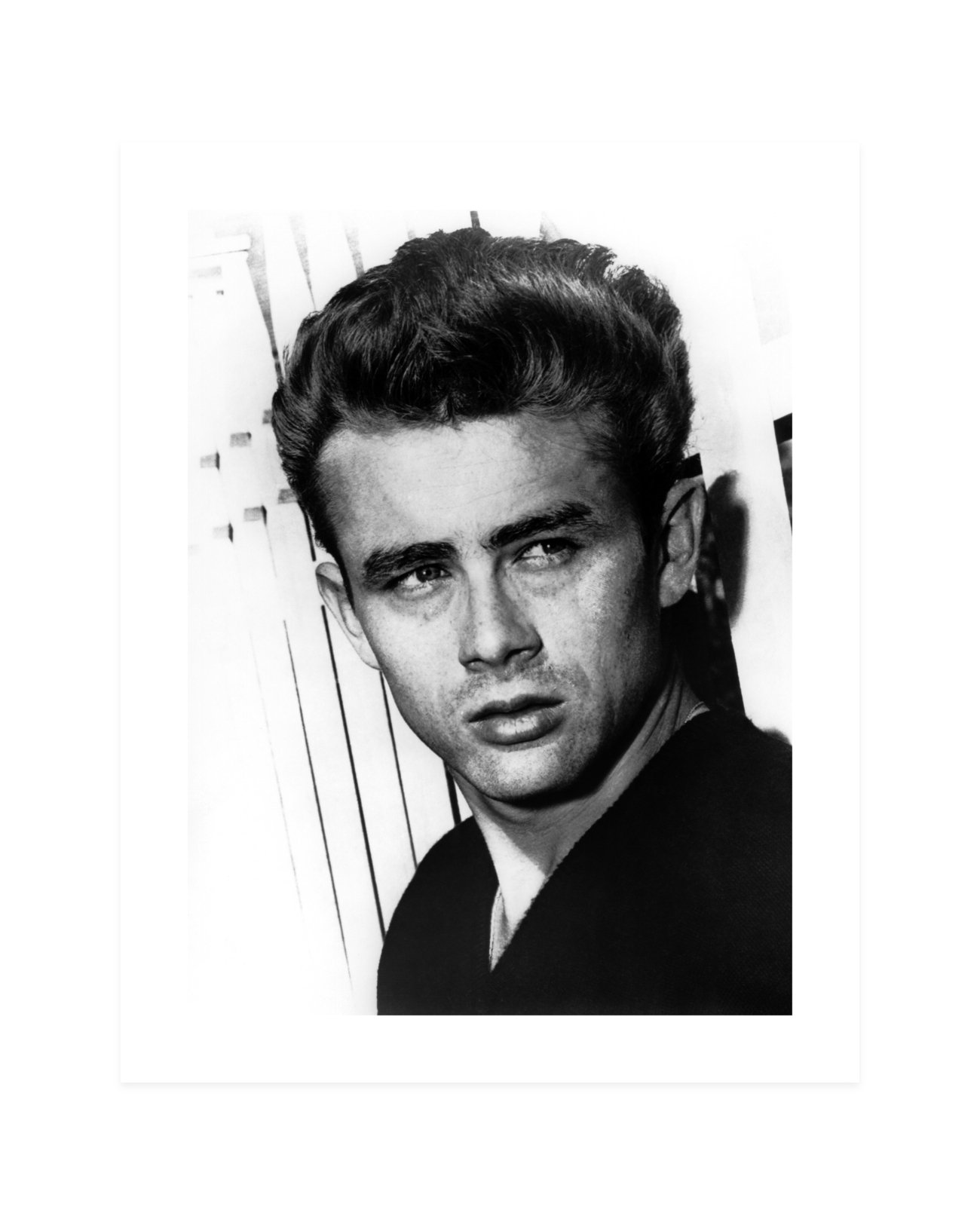 Globe Photos Entertainment Close-up Of James Dean Looking Away On Paper ...