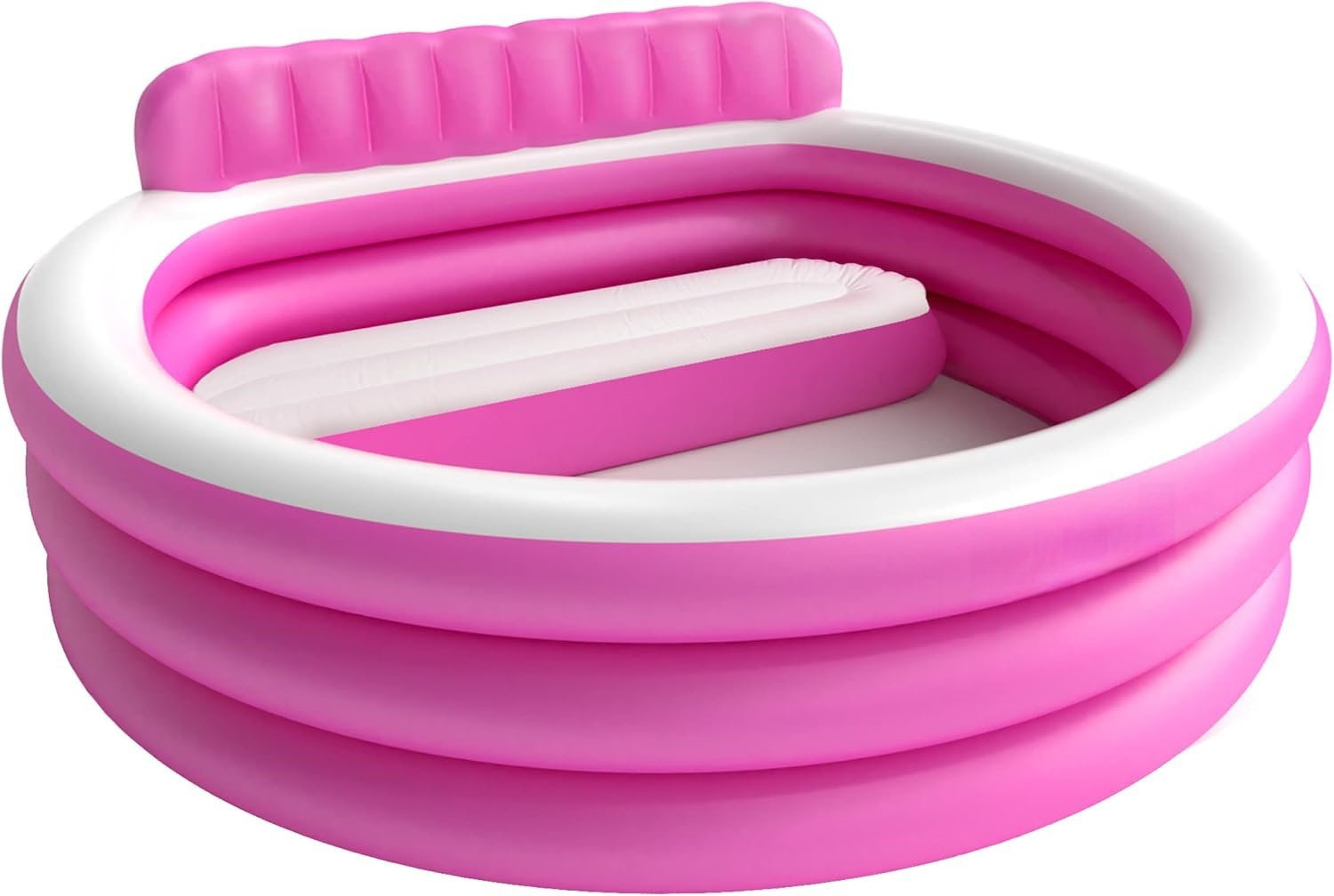 STIDOLA Round Lounge Inflatable Pool with Seats and Backrest for Kids ...