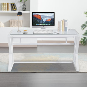 Ebern Designs Onawa 55.1'' W Rectangle Writing Desk | Wayfair