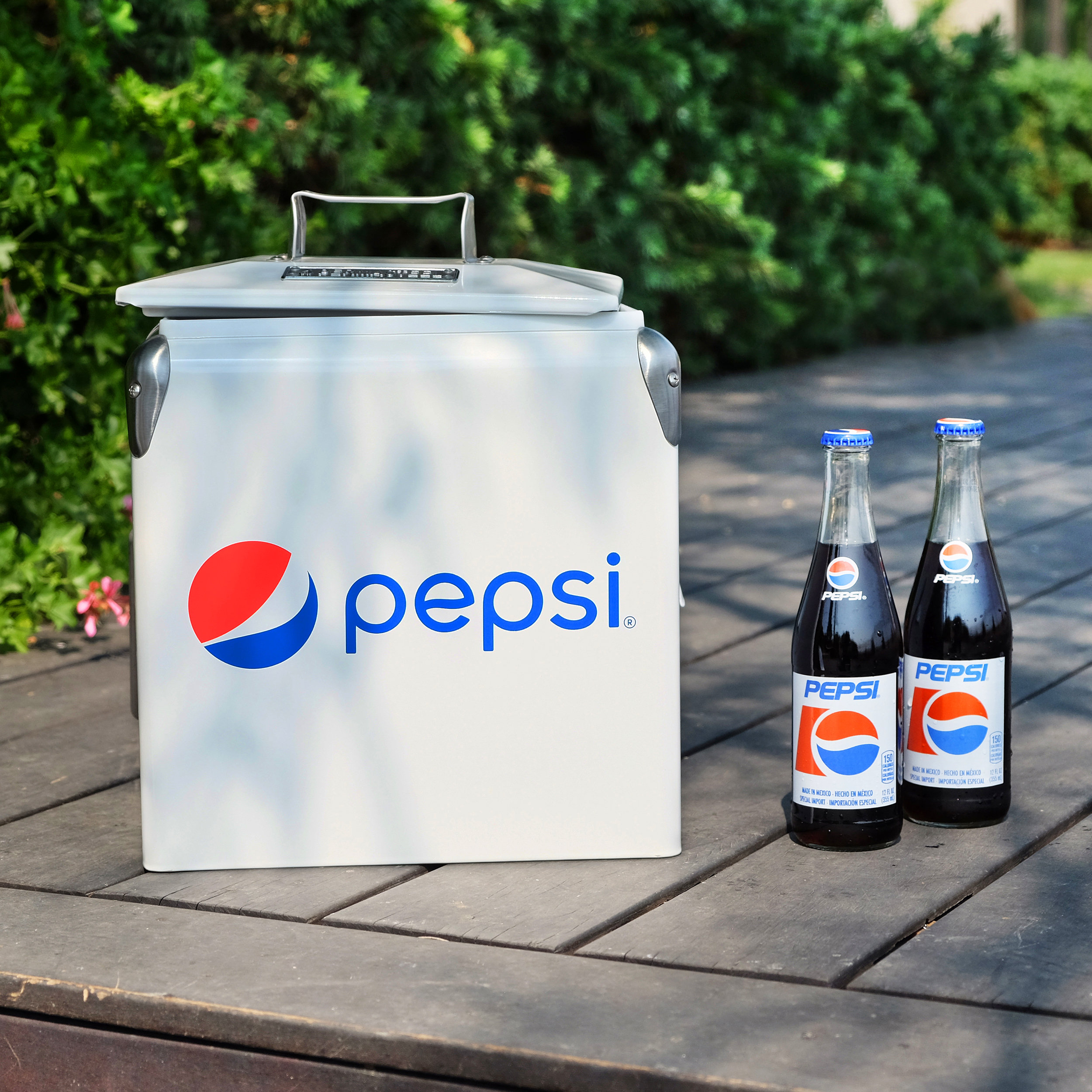 Permasteel Pepsi 14-Qt Small Portable Picnic Cooler by Permasteel, White - Wayfair Canada