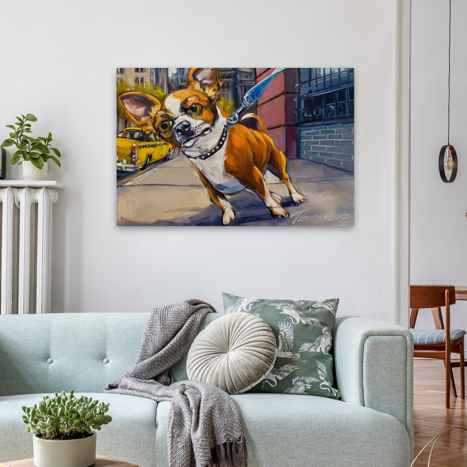 Dakota Fields Fetch Cab - Animals Dogs Humour Cityscapes Art - Wayfair ...