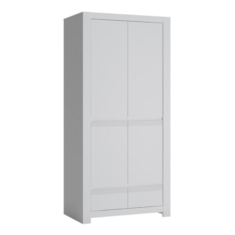 Ebern Designs Kynon 2 Door Wardrobe | Wayfair.co.uk