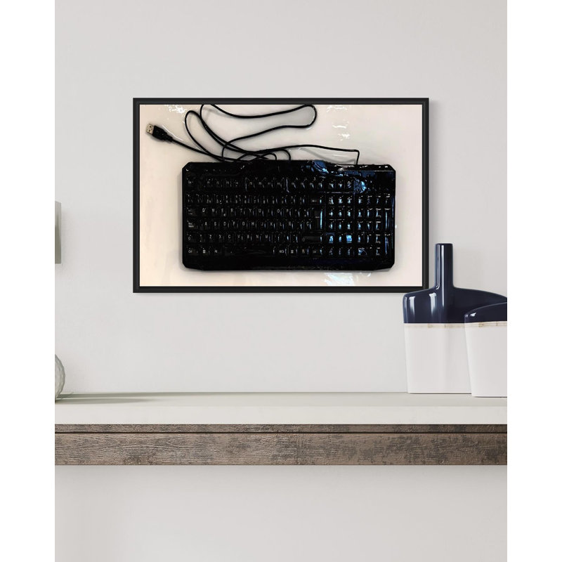 Latitude Run® Resin Keyboard Wall Art | Wayfair