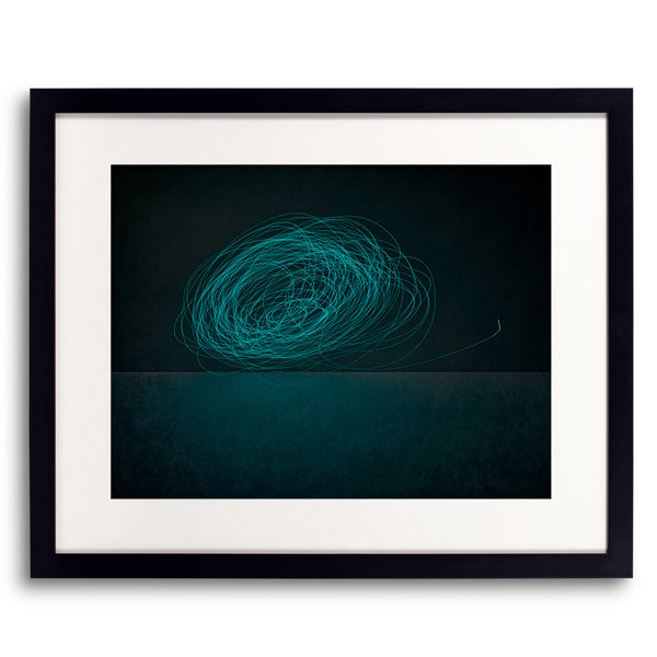 Made & Curated Dizzy Moon On Paper by Scott Norris Graphic Art | Wayfair