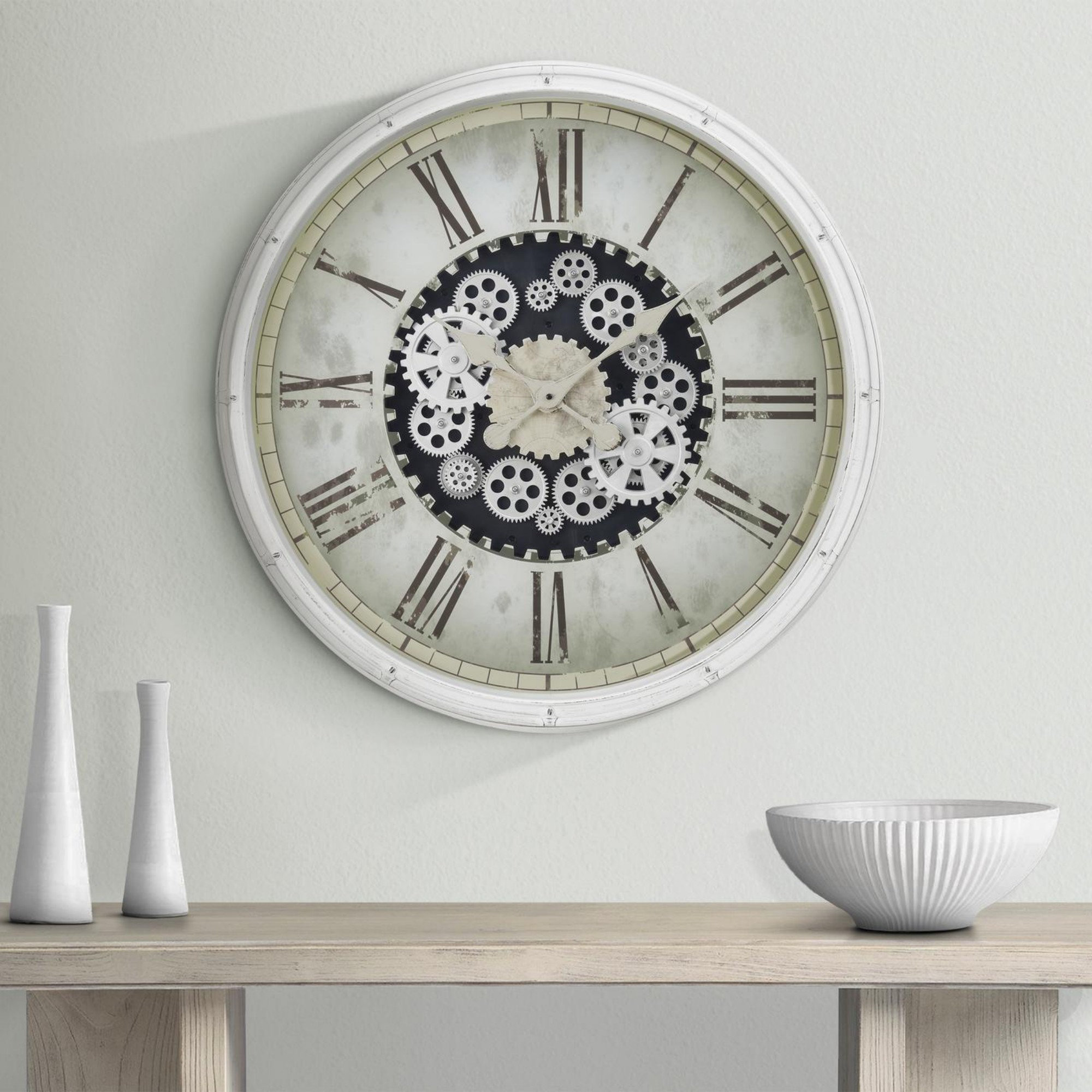 Williston Forge Clocks, 30" Round | Wayfair