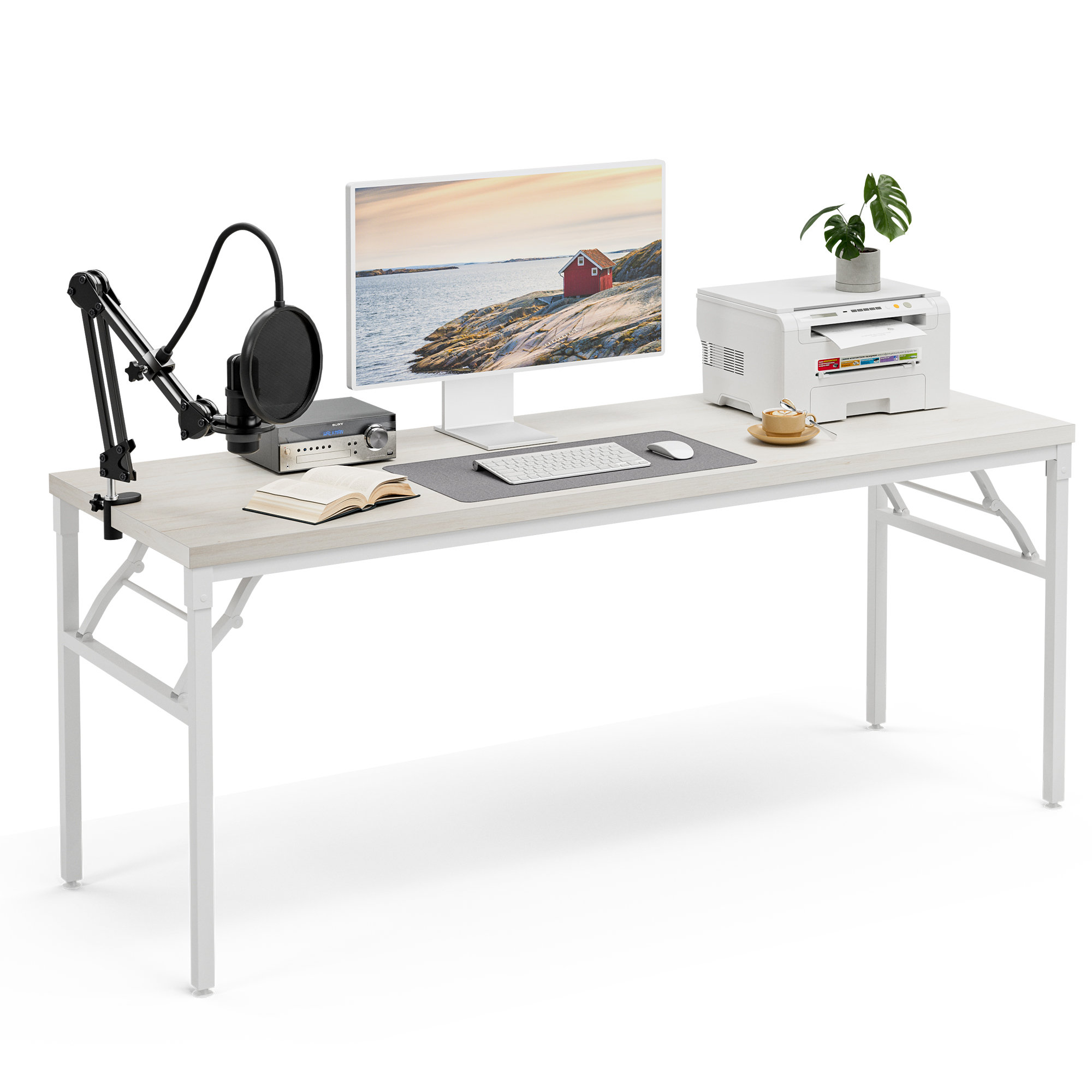 Ebern Designs Mairah Rectangle Computer Desk & Reviews | Wayfair