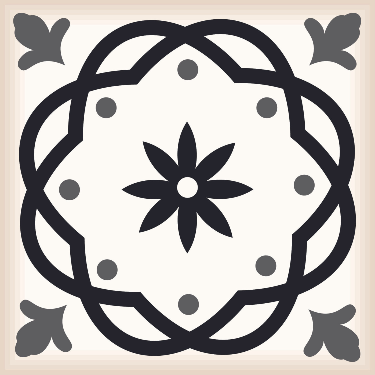 HomeRoots 7" x 7" Vinyl Peel & Stick Field Tile | Wayfair