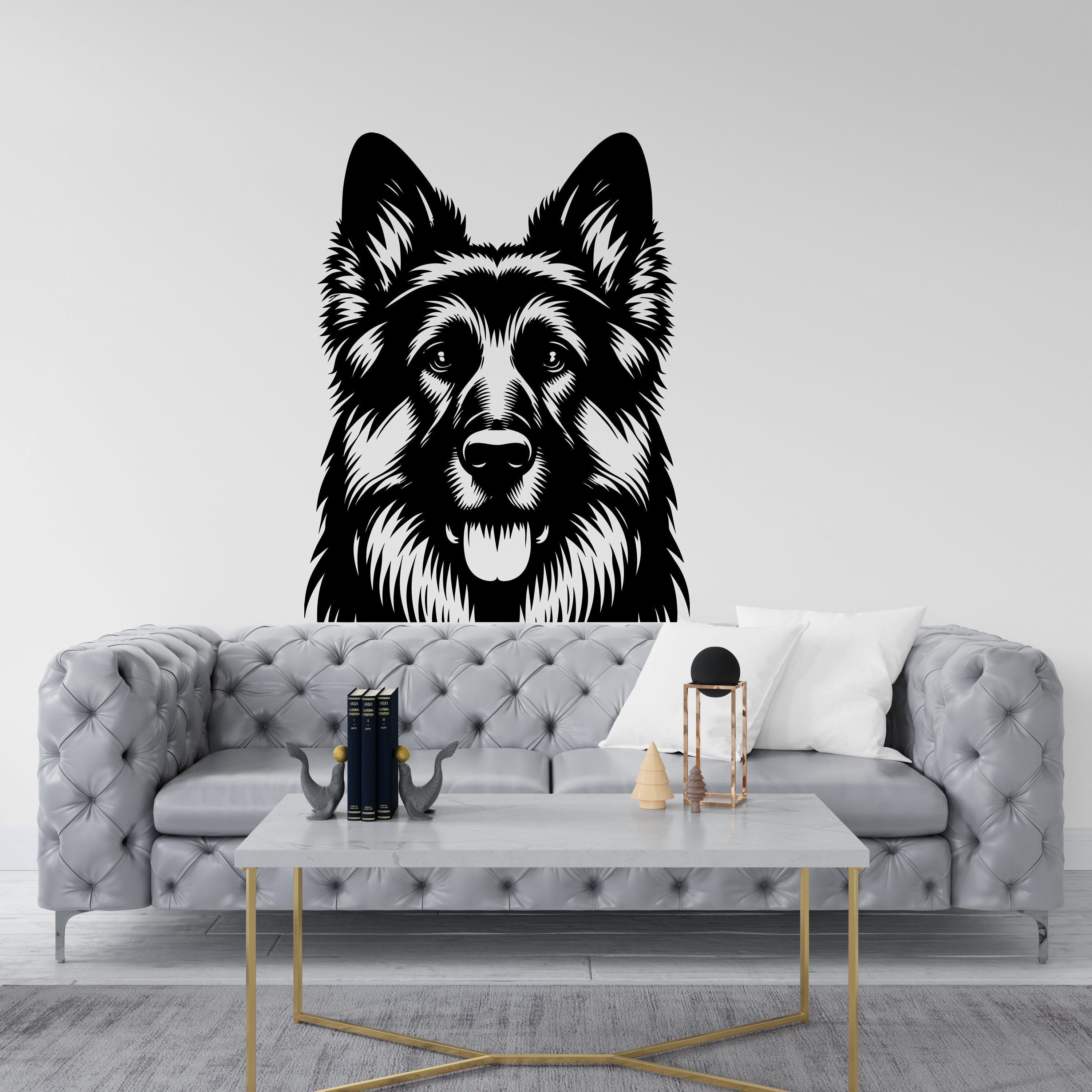 Winston Porter German Shepherd Dog Wall Decal Dog Decor Dog Kids Dog ...