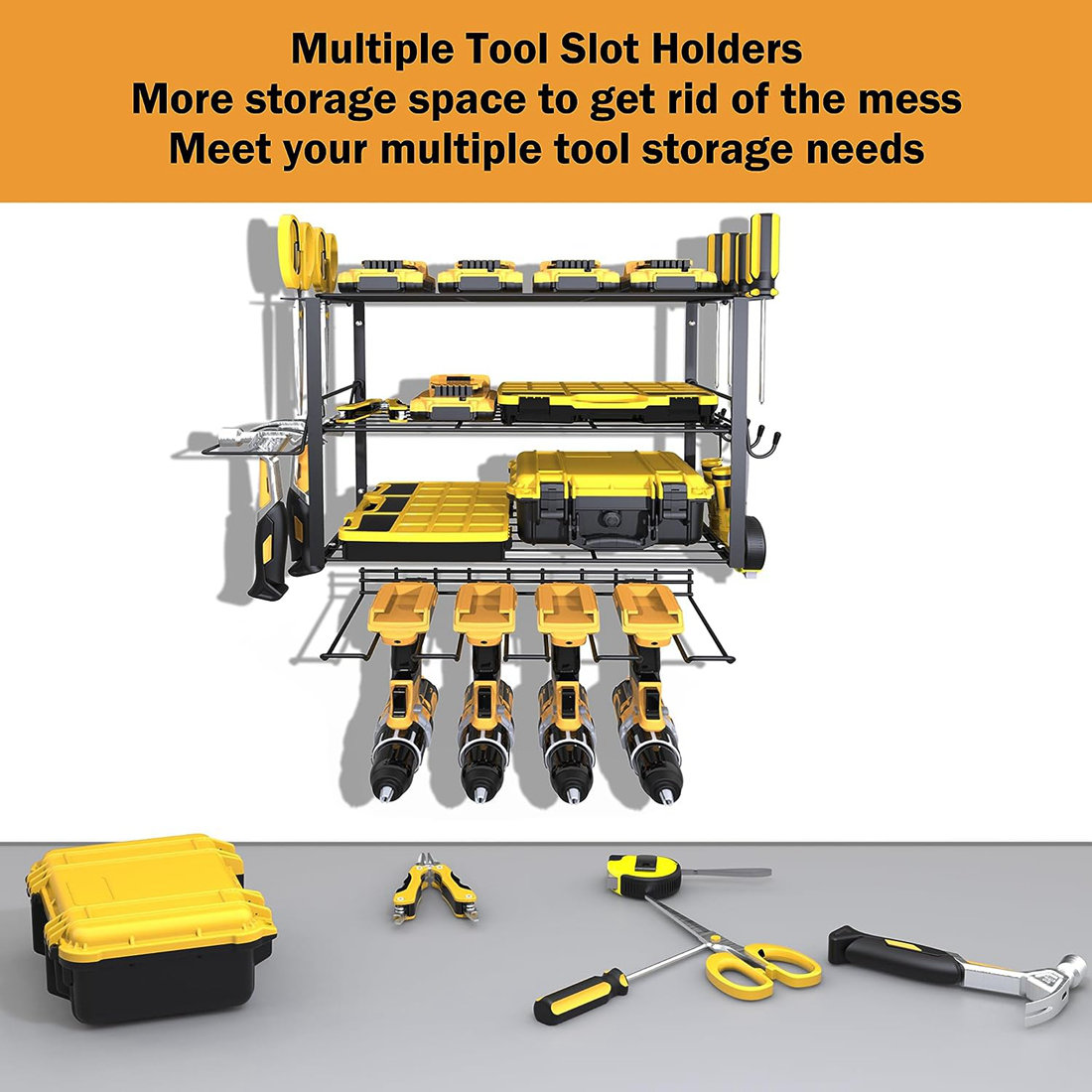 WFX Utility™ Laplace Metal Tool Rack | Wayfair