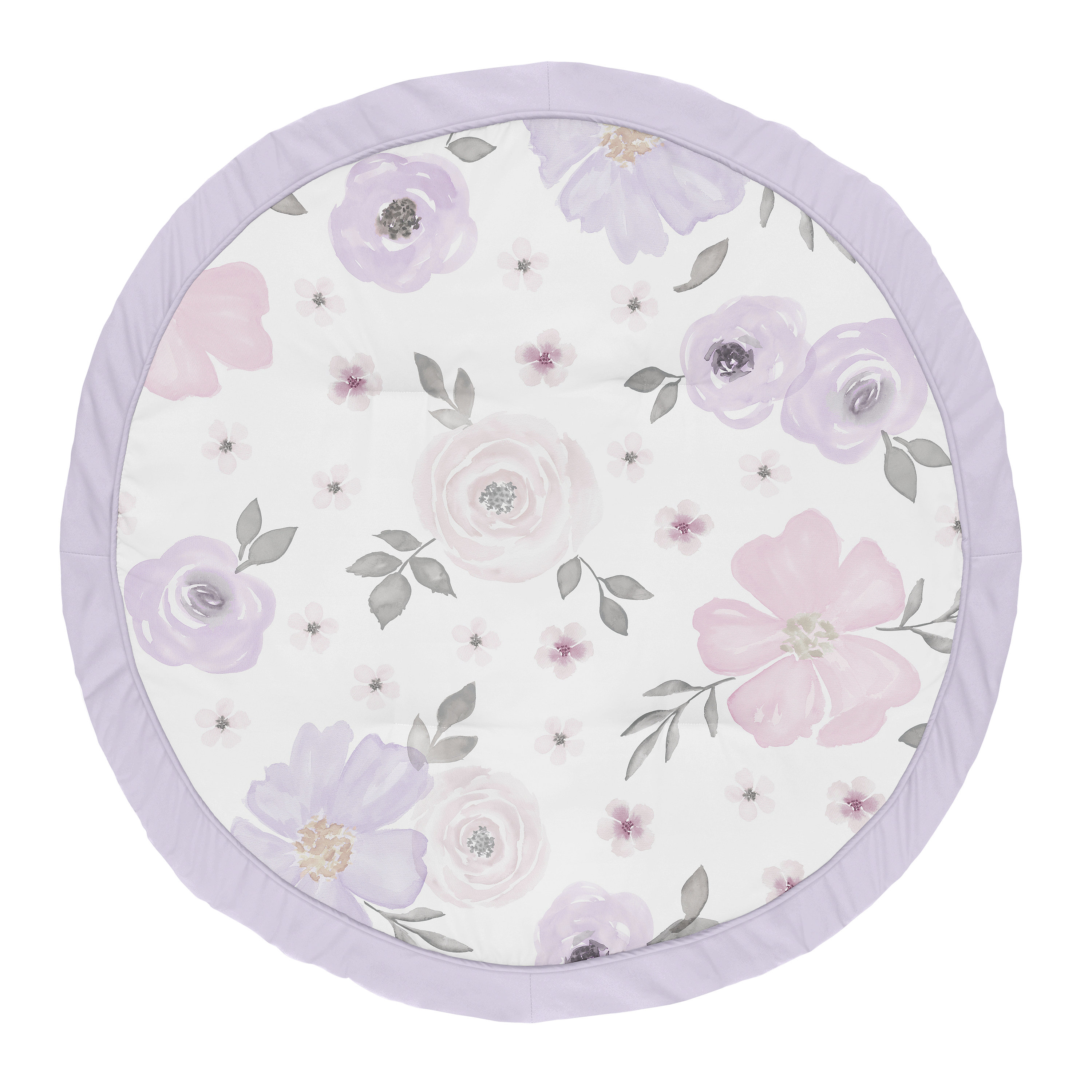 Sweet Jojo Designs Watercolor Floral Fabric Playmat & Reviews | Wayfair