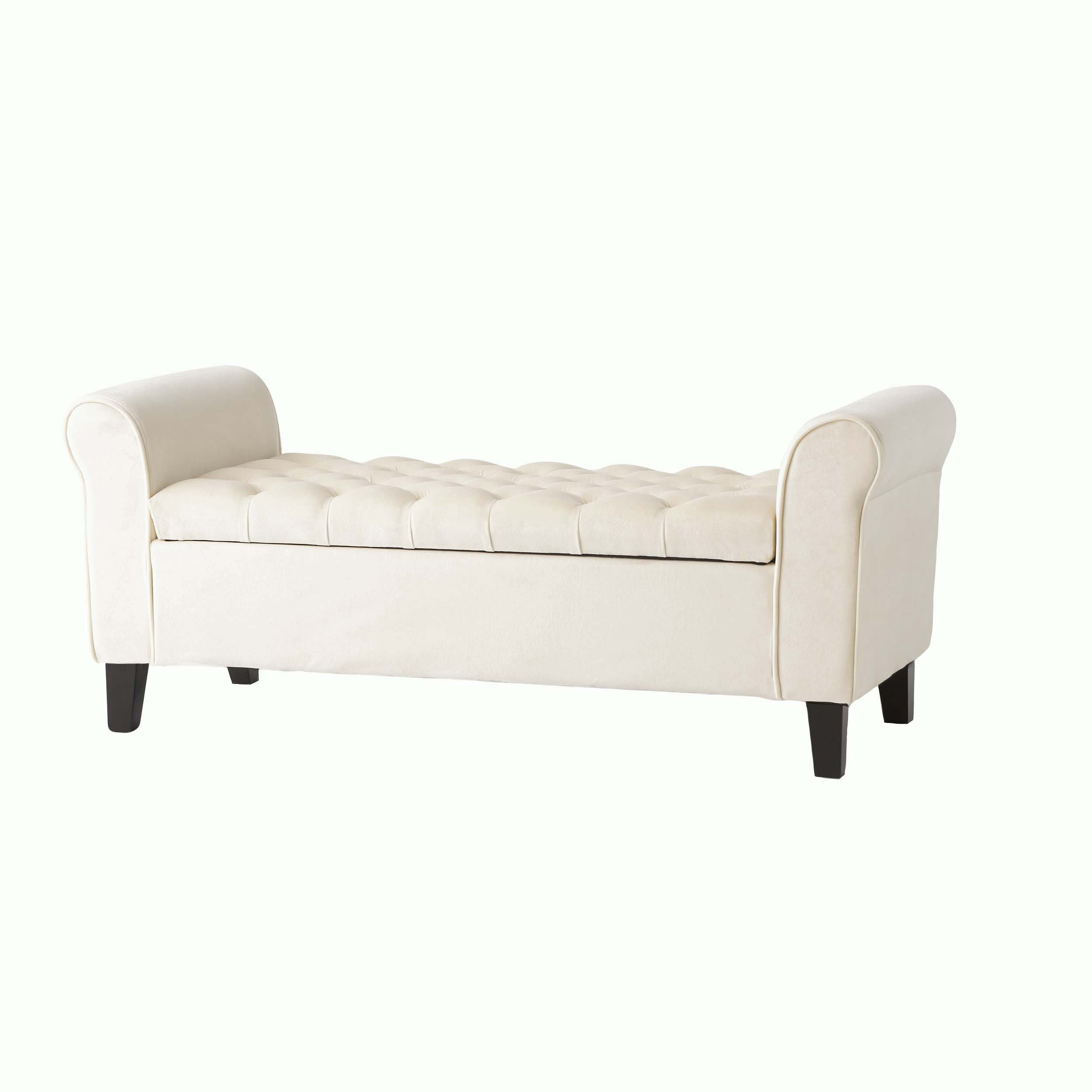 Red Barrel Studio® Flared Arm Storage Bench | Wayfair