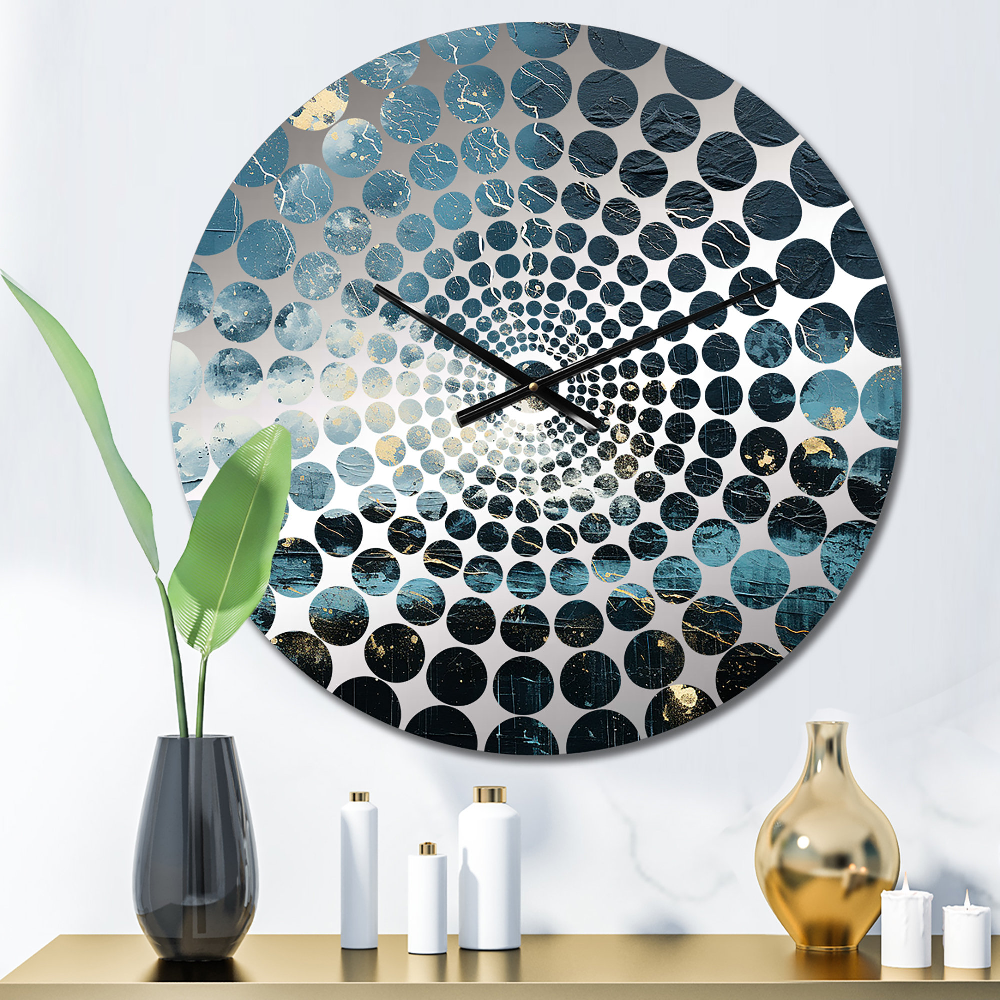 East Urban Home Bratches - Storms Wall Clock | Wayfair