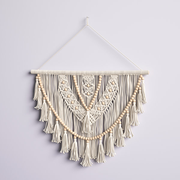 Langley Street® Blended Fabric Wall Hanging with Hanging Accessories ...