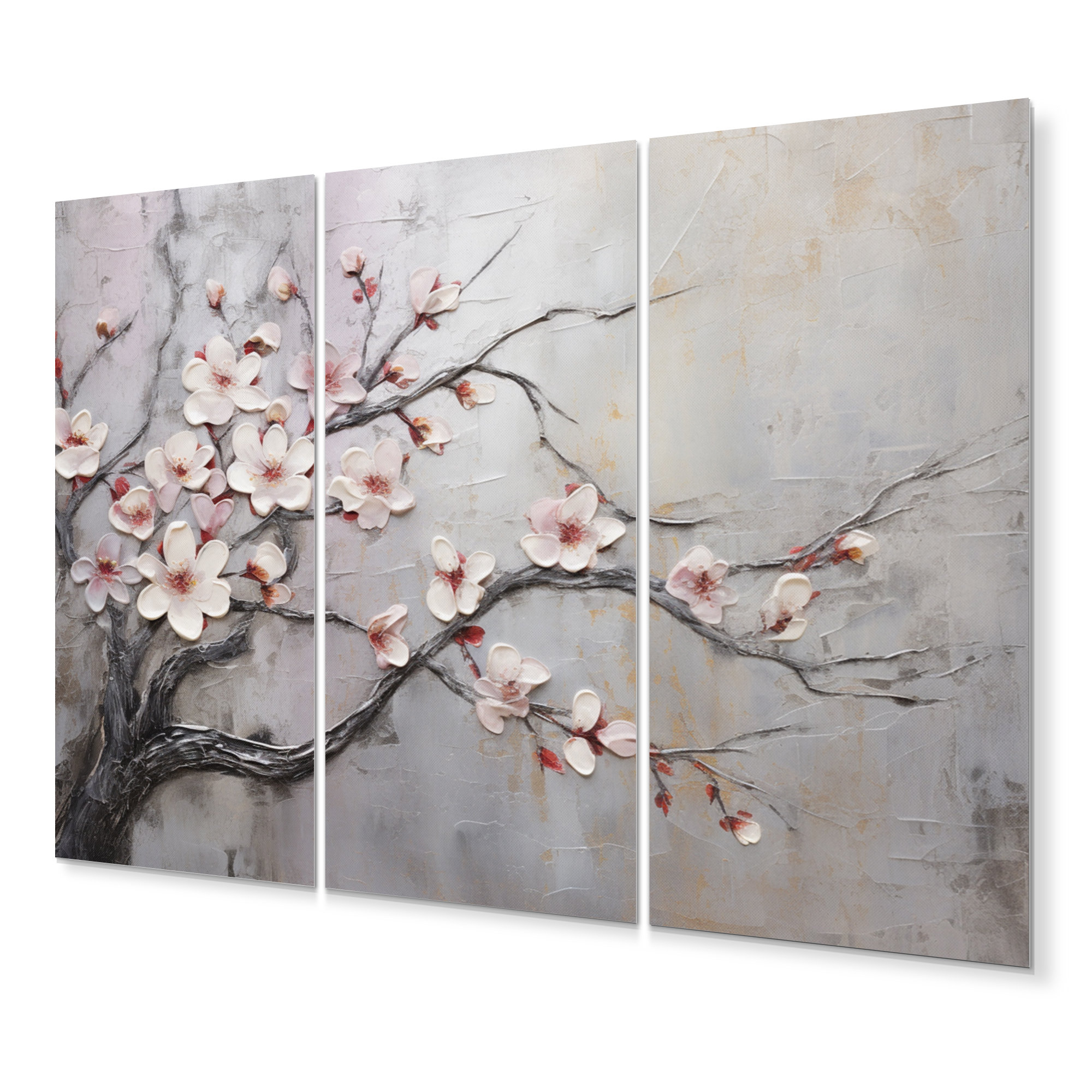 Design Art Apple Blossom Harmony VIII - Apple Blossom Metal Wall Decor ...
