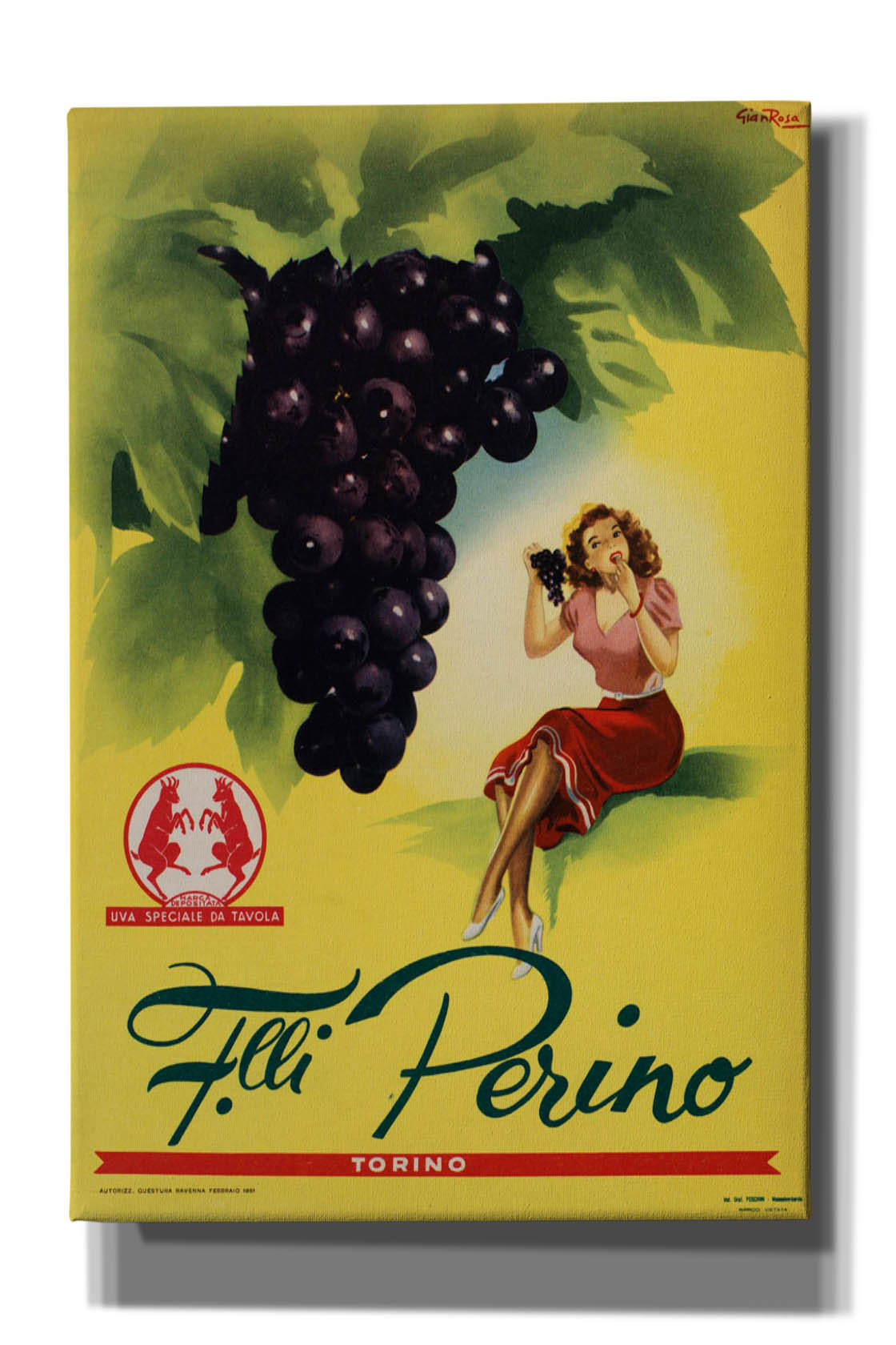 Epic Graffiti 'Perino - Grapes' By Vintage Posters " Perino - Grapes ...