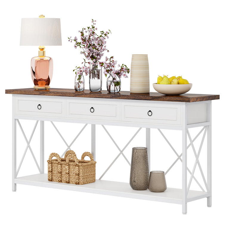 Gracie Oaks Tatianah 70.86'' Console Table & Reviews | Wayfair