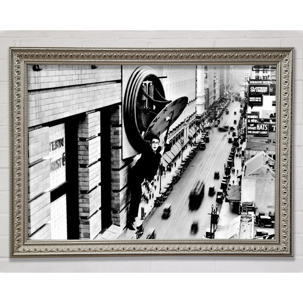 Bright Star Harold Lloyd Clock Face - Single Picture Frame Art Prints ...