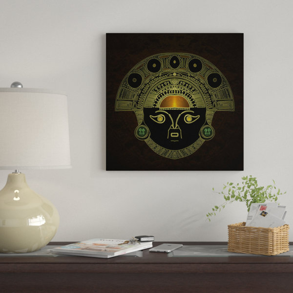 Bless international Inti (Sun God Mask) by Barruf Gallery-Wrapped ...