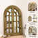 Bungalow Rose Flechia Solid Wood Window Pane Wall Mirror | Wayfair