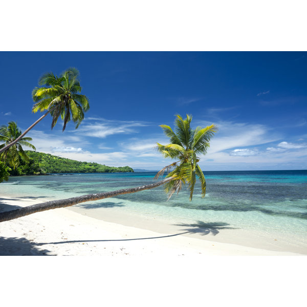 Highland Dunes White Sand Beach On Canvas Print | Wayfair