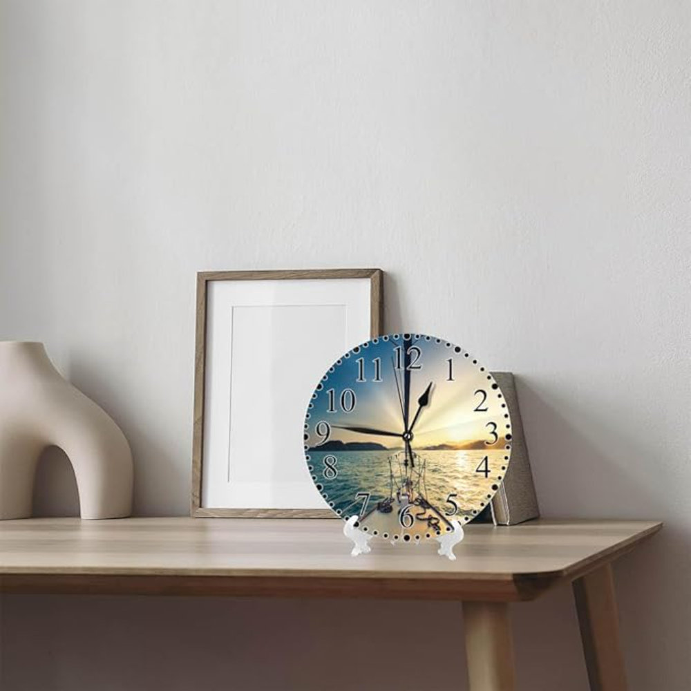 Latitude Run® Yacht In The Sea Wall Clock Nose Of Yacht Sailing At ...