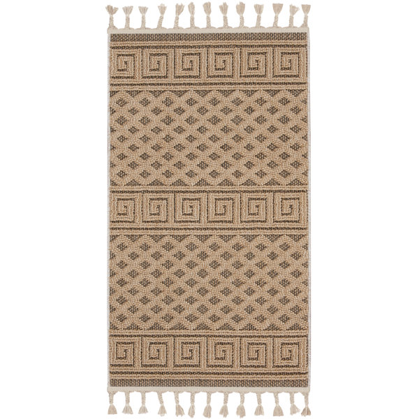 Union Rustic Jedson Geometric Mocha Area Rug | Wayfair