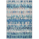 Dash and Albert Rugs Paint Chip Blue Machine Washable Rug & Reviews ...