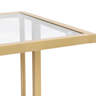 Mercer41 Golden Side Table For Living Room & Bedroom, 2 Acrylic Glass ...