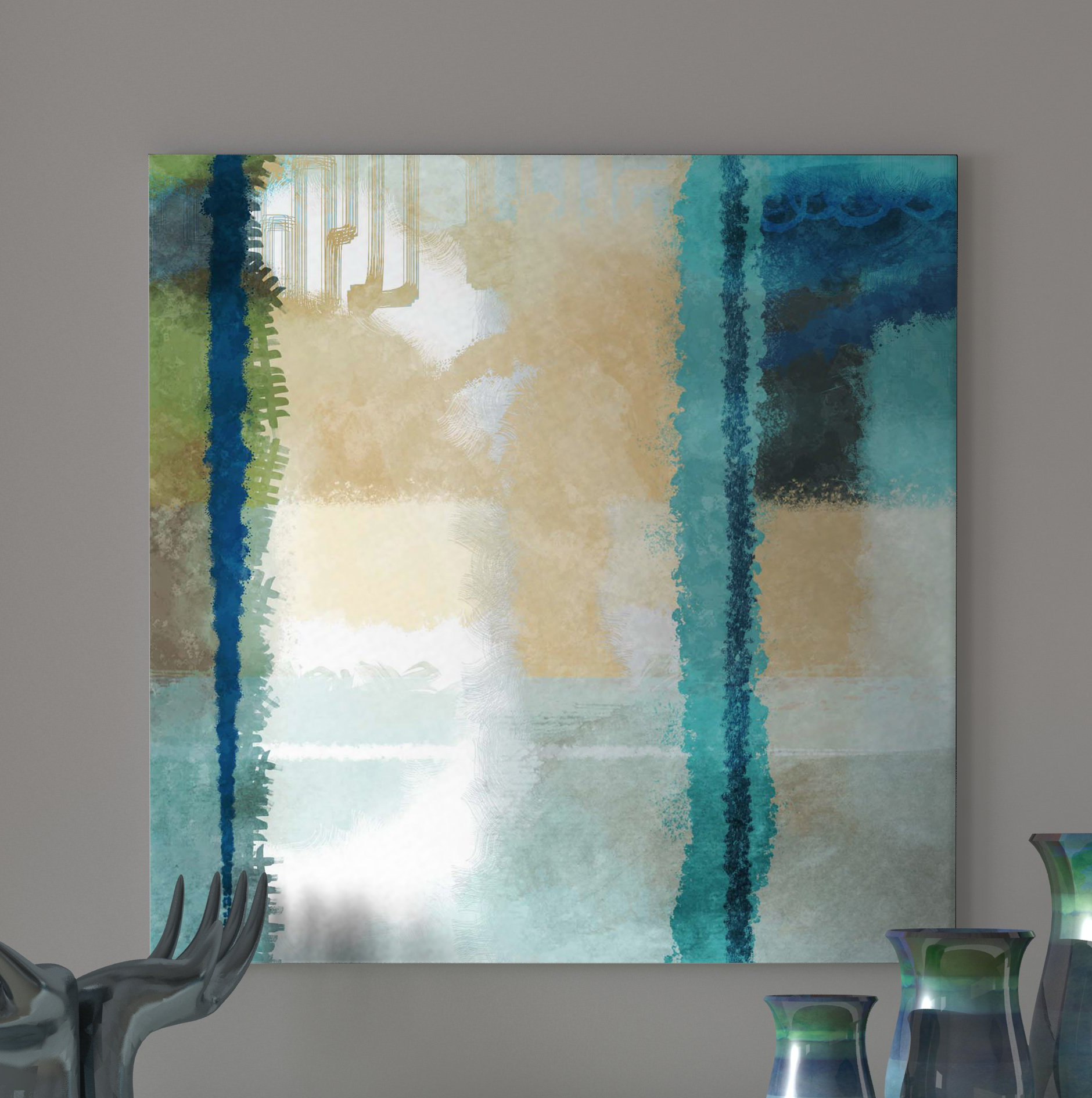Wrought Studio " Beautiful Graceful " Painting Print | Wayfair