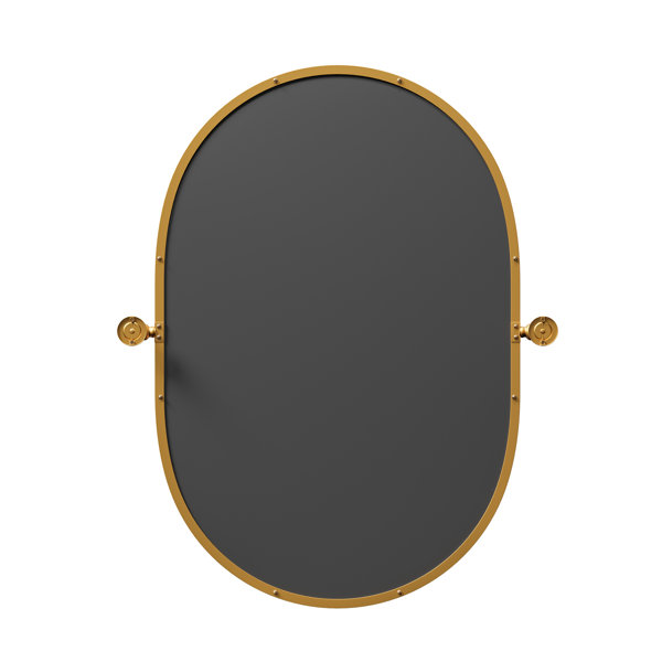 Wade Logan® Chanquet Metal Wall Mirror with Tilted Frame & Reviews ...