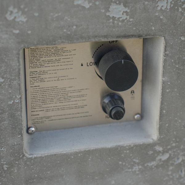 Brayden Studio® Flinda Concrete Propane Outdoor Fire Pit Table | Wayfair