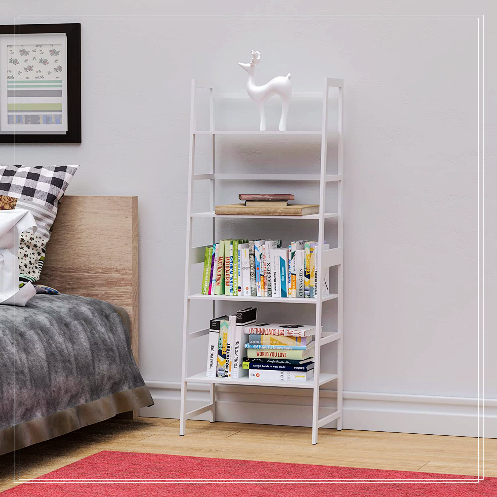 Rebrilliant Lefave 49" H x 20" W Etagere Bookcase - Wayfair Canada