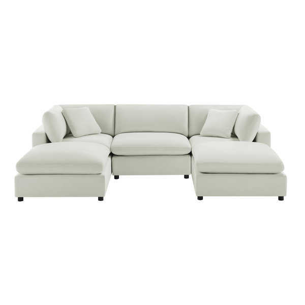 Comfort Pointe Kerra Modular 5-Piece XL Chofa Sectional | Wayfair