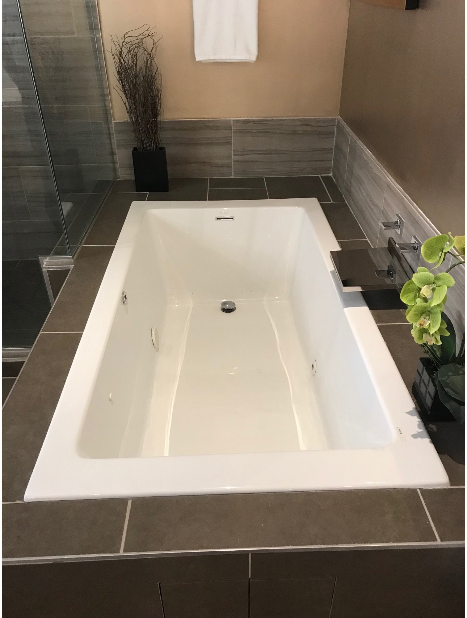 Hydro Systems Designer Lacey 72" x 40" Drop In Whirlpool Bathtub ...