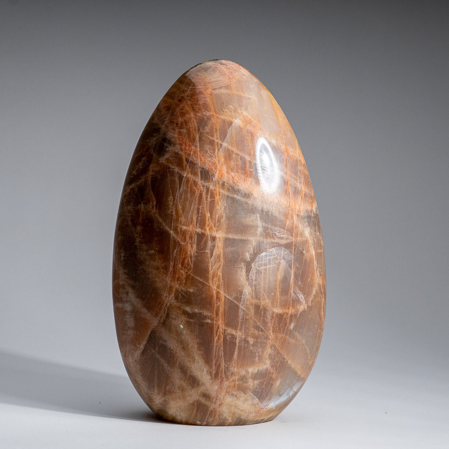 Astro Gallery of Gems Genuine Polished Peach Moonstone Freeform from ...