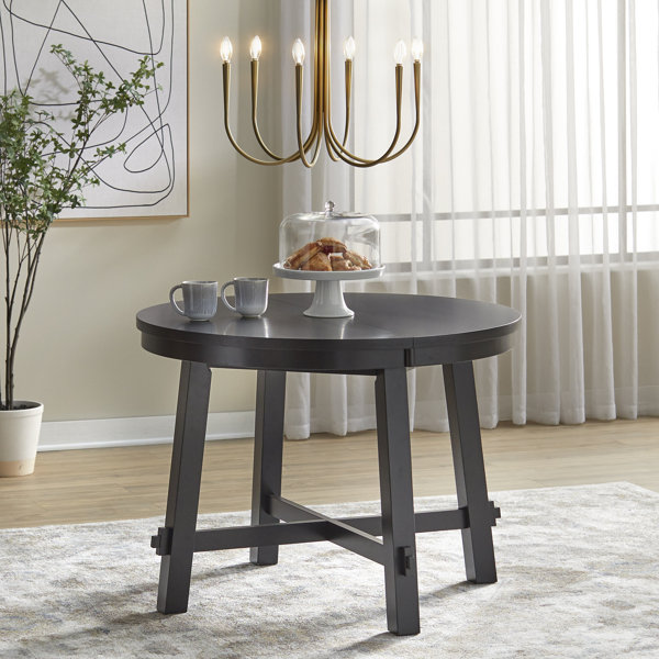 Lark Manor Frantzisko Round Extension Dining Table | Wayfair