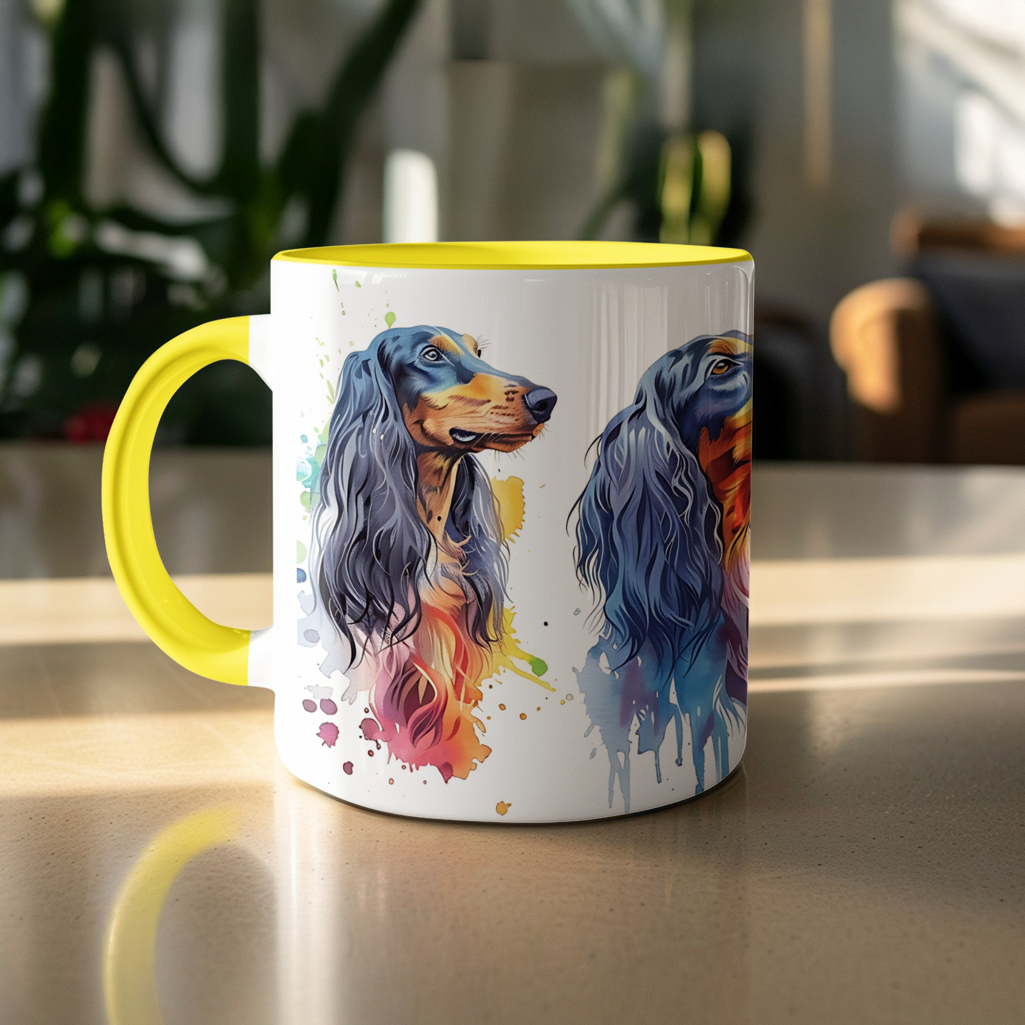 Brayden Studio Happy Golden Retriever Dog Face Design 11oz Coffee Mug ...