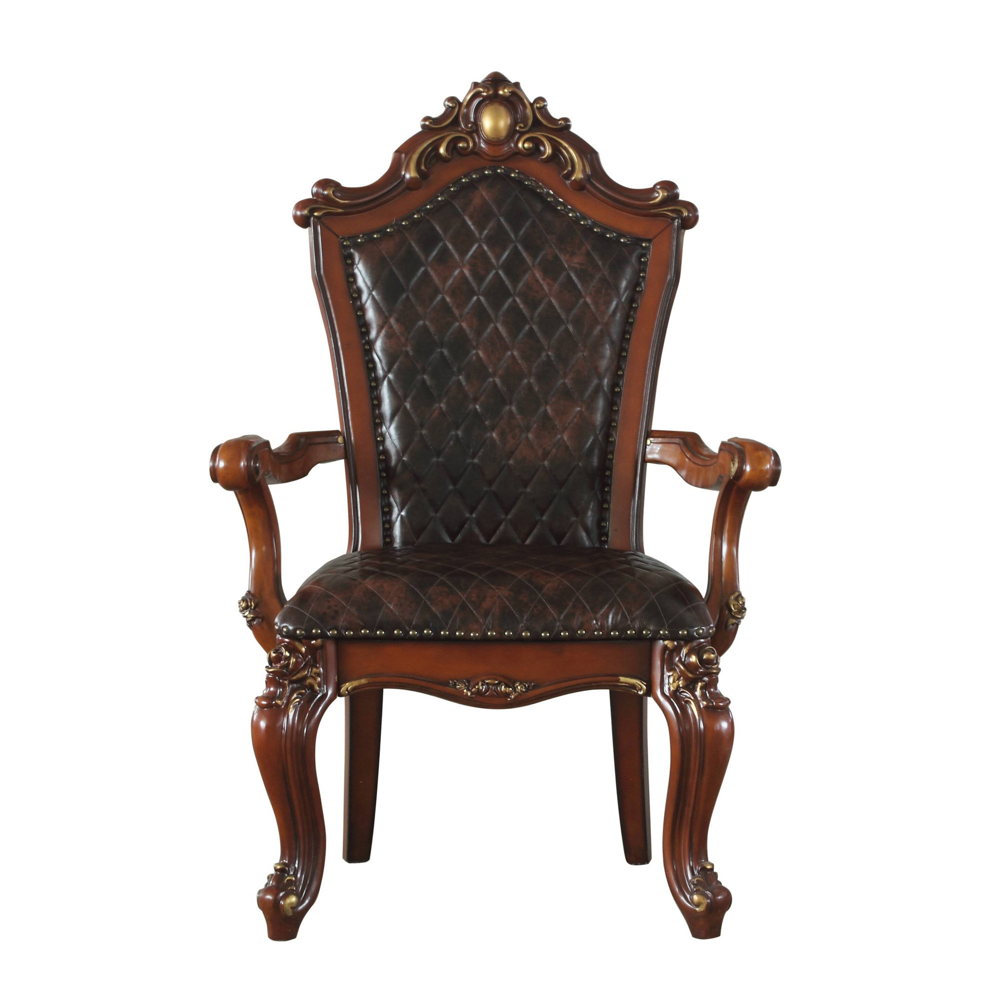 Bloomsbury Market 2pcs Black Arm Chairs - Unrivaled Comfort, Scalloped ...