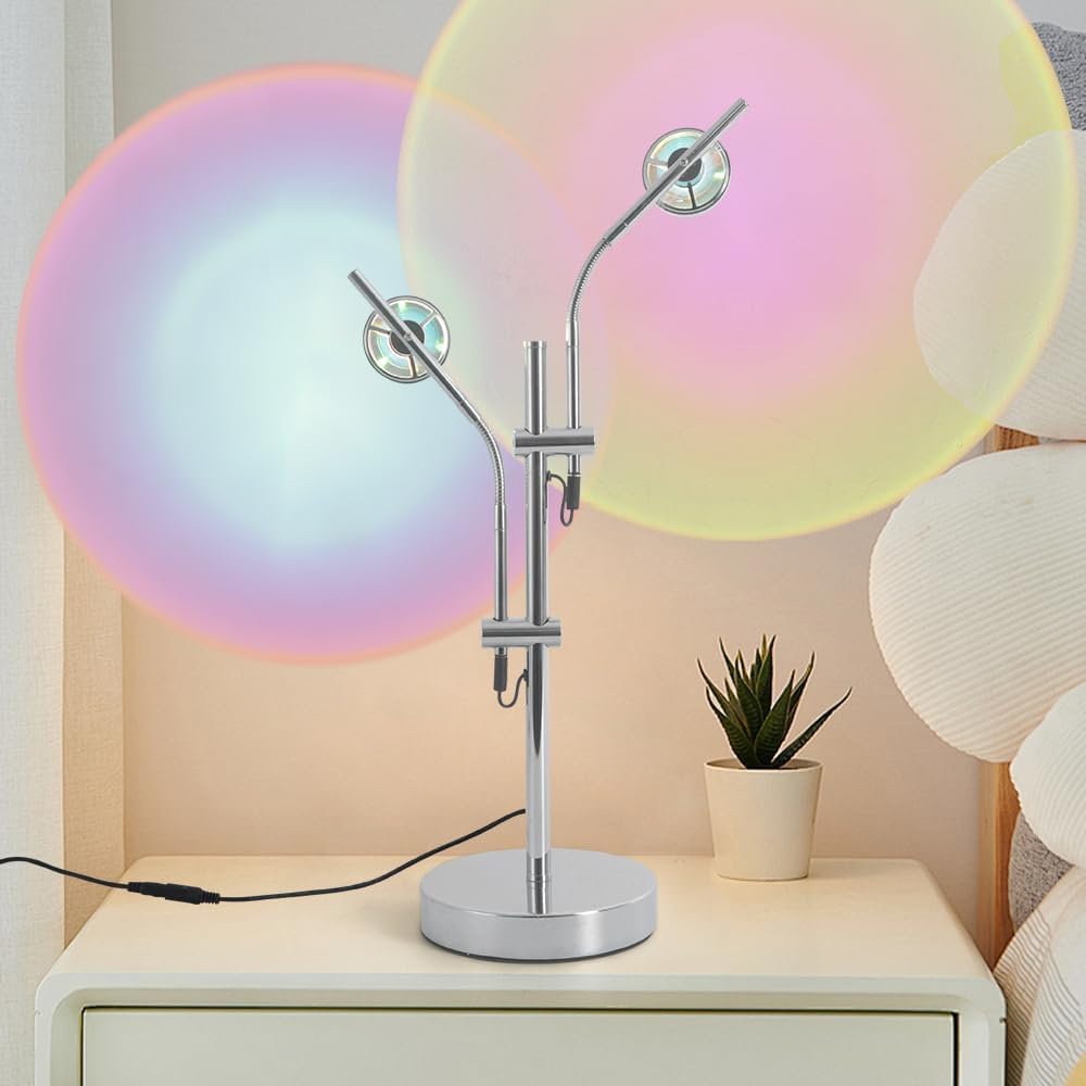 Orren Ellis Projector Mood Lamp - Rgb Color Changing Desk Light With ...