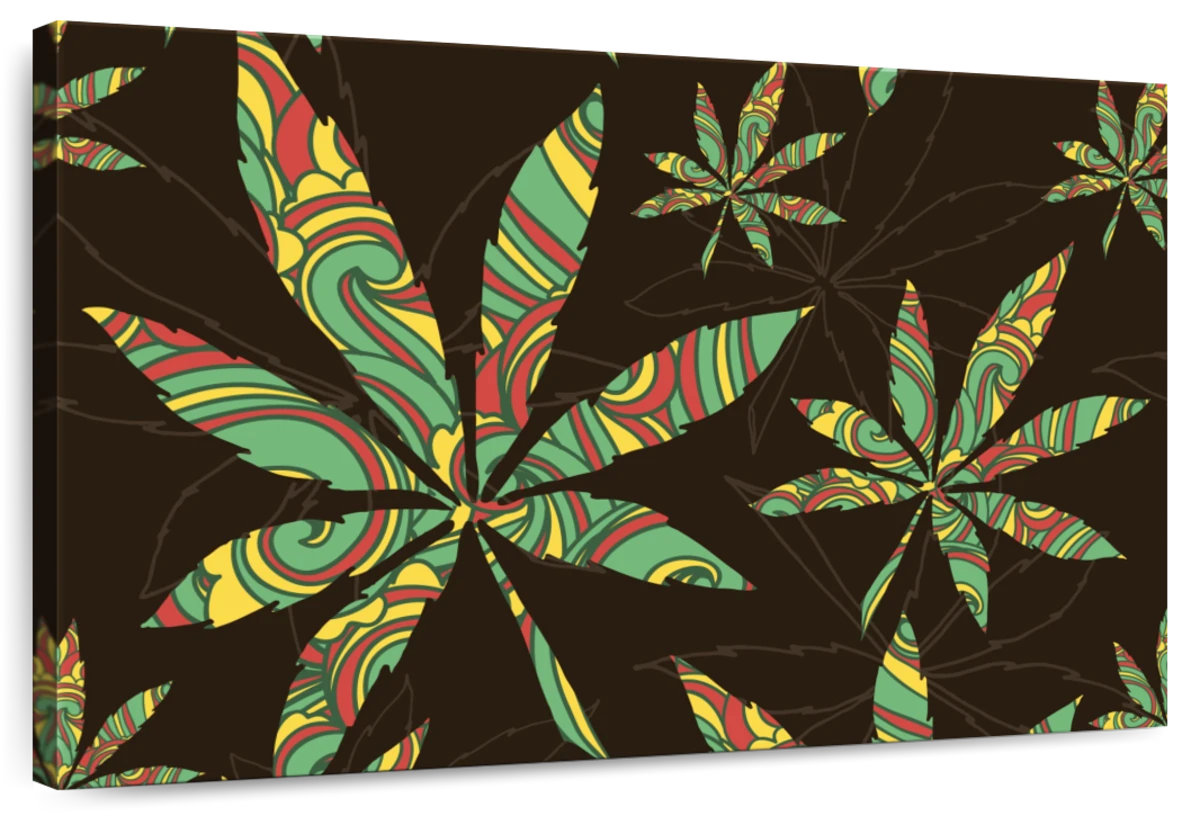 Elephant Stock Colors Of Marijuana Leaf | Wayfair