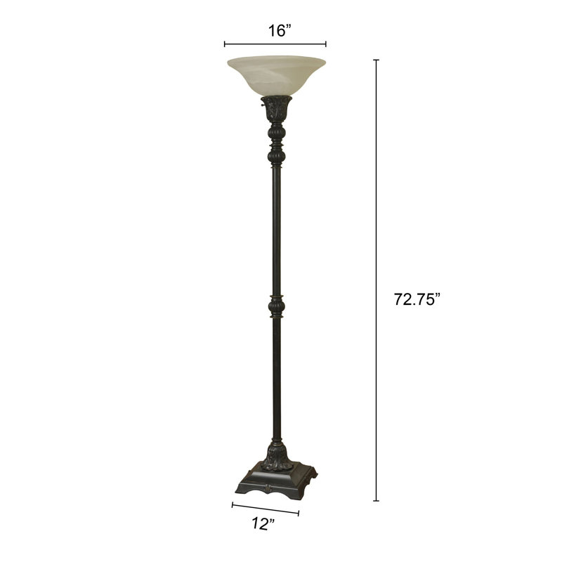 Astoria Grand Jaye 73" Torchiere Floor Lamp & Reviews | Wayfair