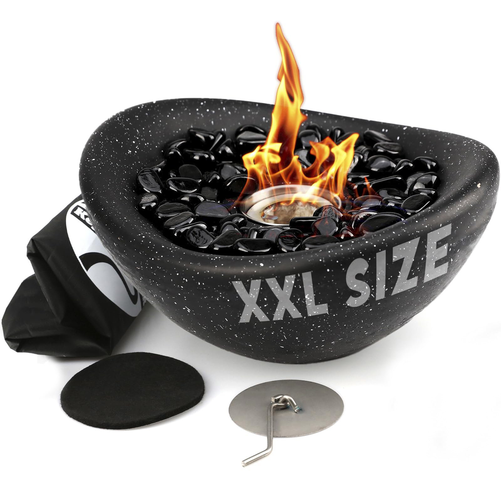 Wrought Studio™ Firepit - New - Concrete Tabletop Fire Pit For Indoor ...