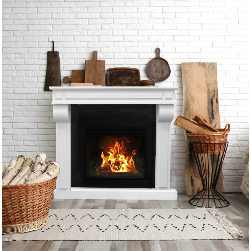 Red Barrel Studio® Wood Fireplace Surround & Reviews | Wayfair