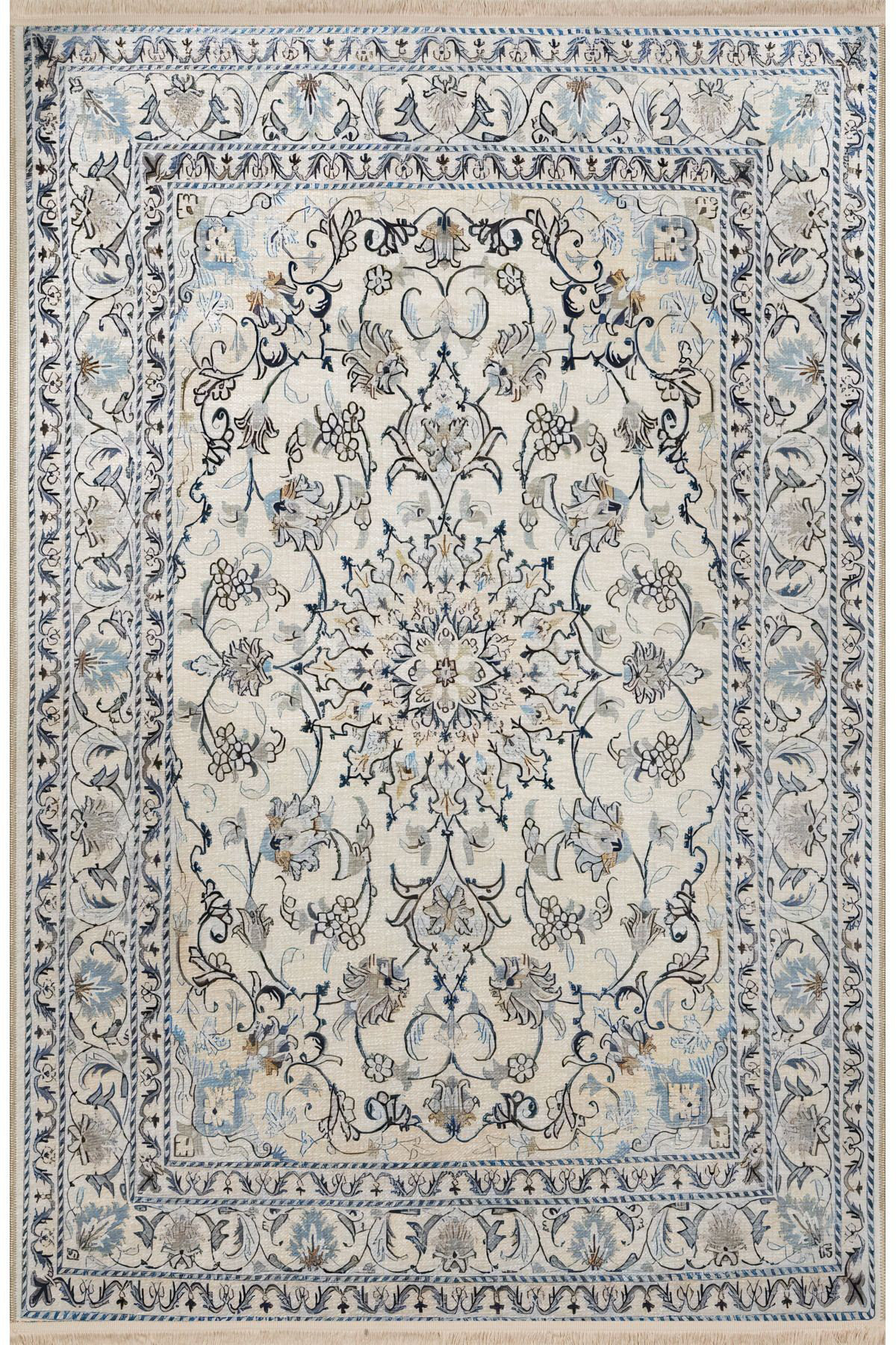 Hokku Designs Rey Collection Modern Low-Dust Rug | Wayfair