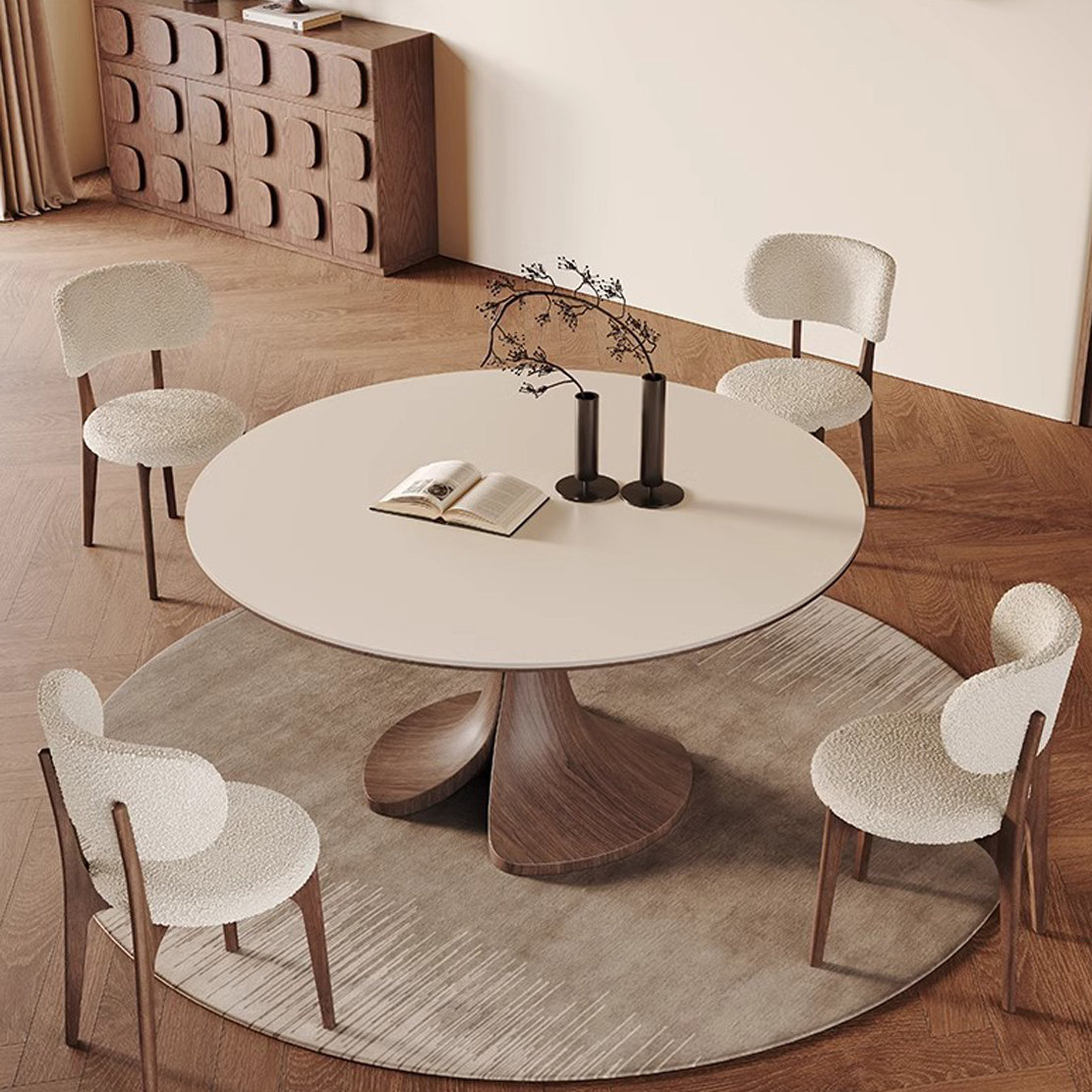 Sleek Surface Designs Retro minimalist table and chair combination ...