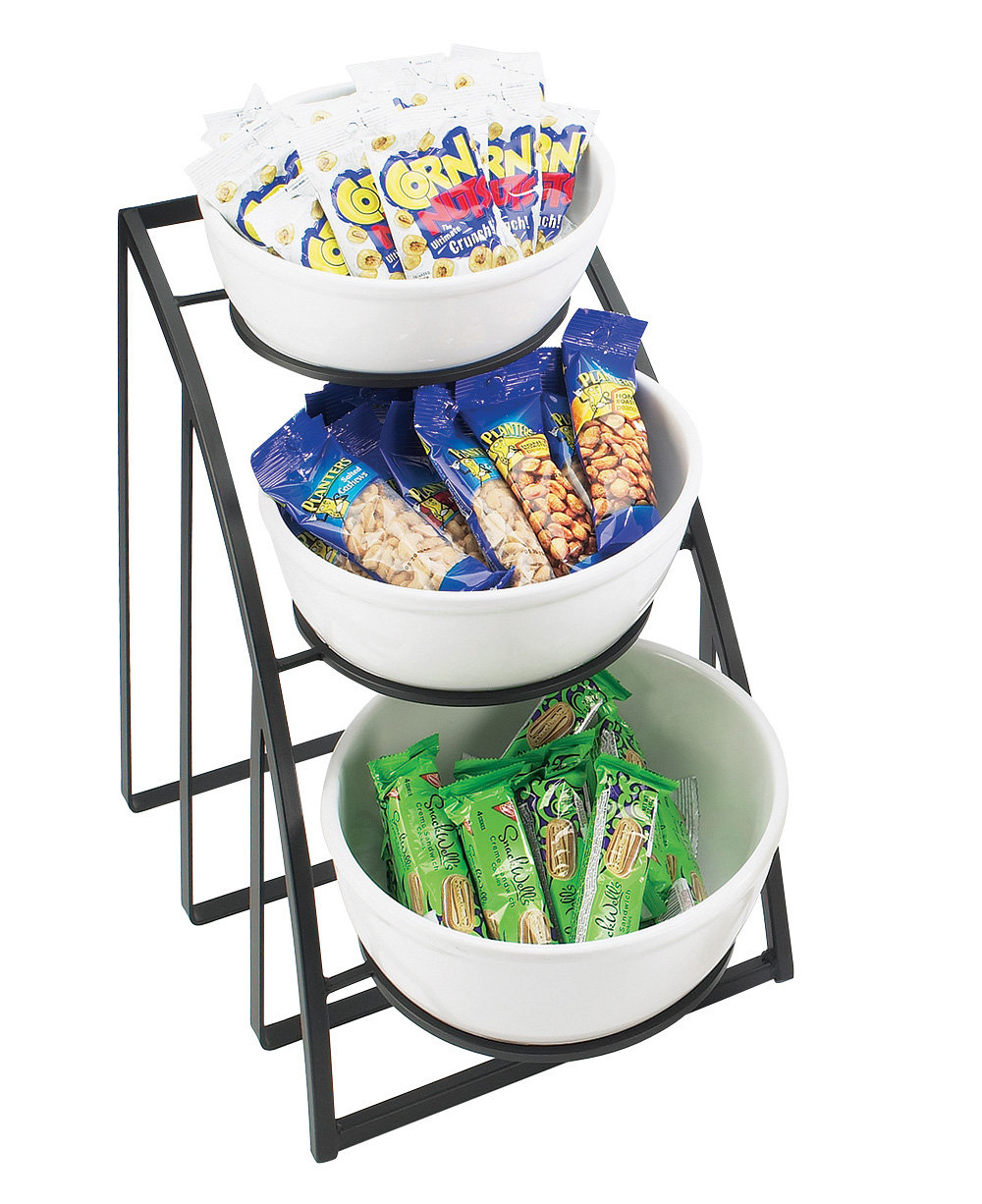 Cal-Mil Mission Black Round Bowl Display Stand | Wayfair