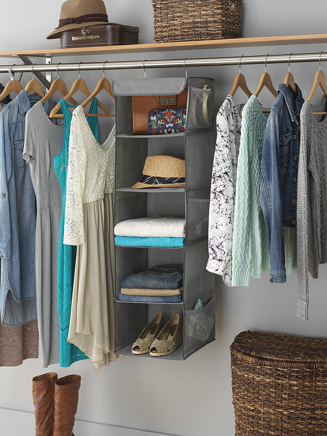 Rebrilliant Gevan 5 Shelf Hanging Organizer & Reviews - Wayfair Canada